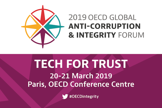 OECD Global Anti-Corruption and Integrity Forum, 2019 'Building towards ...
